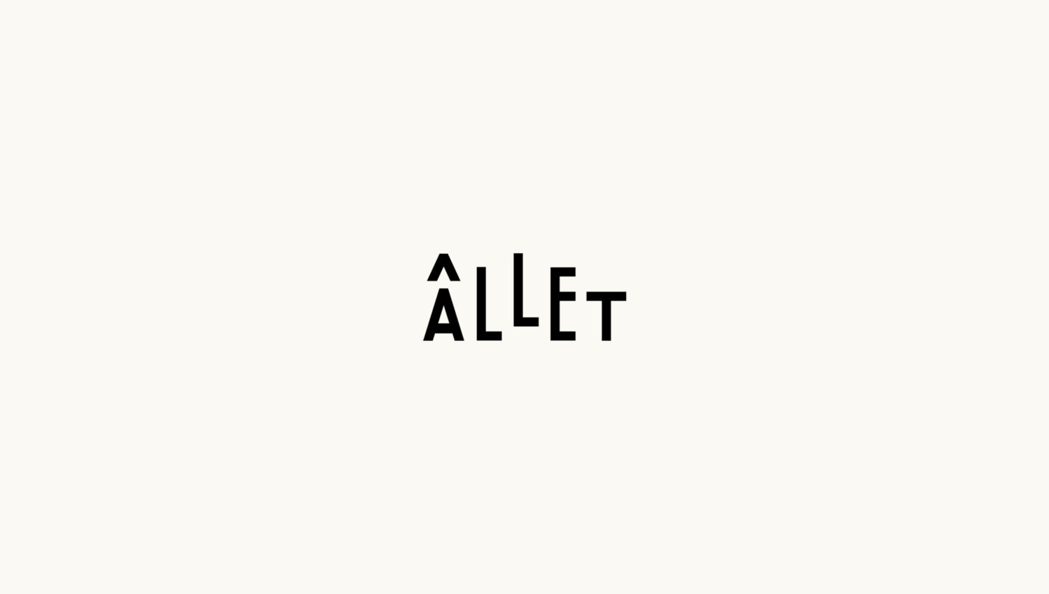 글로벌 마켓에 진출하는 앙금 비즈니스를 위한 브랜드, 알렛(ALLET) | Design＋